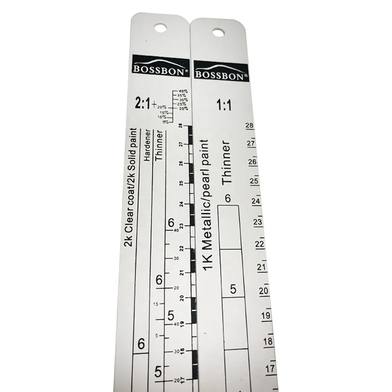 What Paint Sticks to Aluminum - Measuring Paints Mixing Ruler