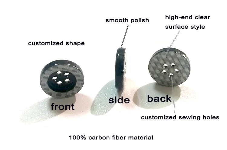Luxury Carbon Fiber Cnc Cut Part Carbon Fiber Buttons - Buy Carbon ...