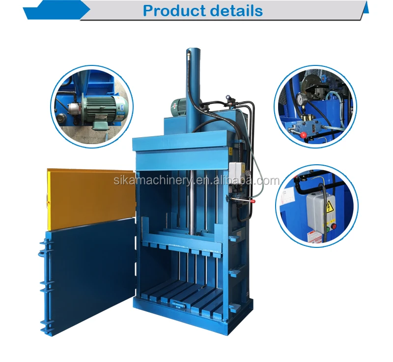 Factory Sales Directly Plastic Waste Paper Hydraulic Manual Baler ...