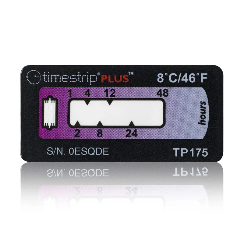 Timestrip PLUS 8 C 48hours - Accurate Temperature Tracking