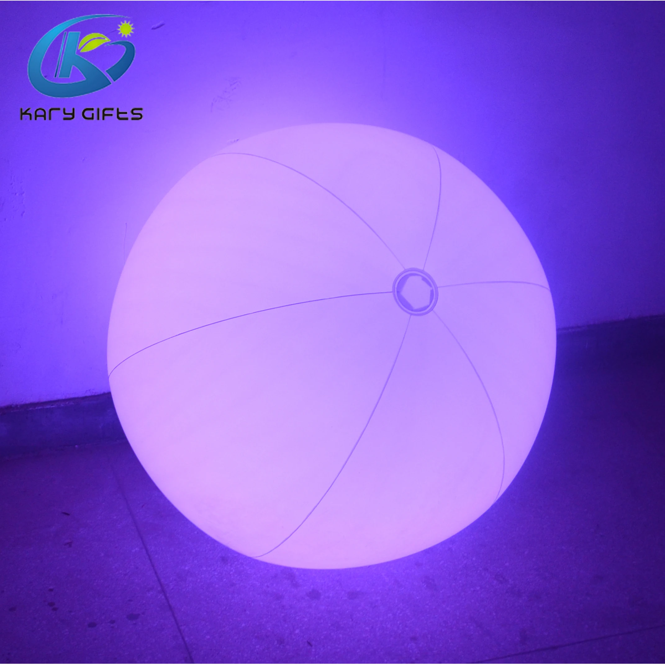 Remote Control Event Concert Beach LED RGB Inflatable PVC Ball| Alibaba.com