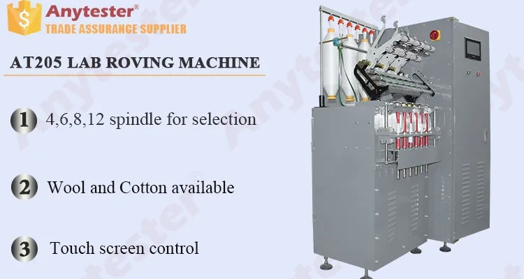 Mini Cotton and Wool Ring Spinning Machine - 6 Spindles