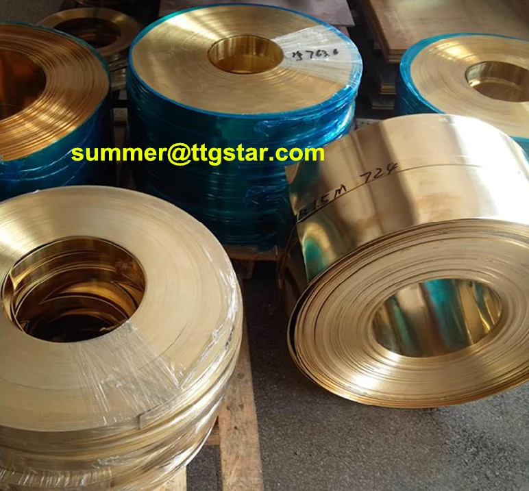 CW602N Brass Coil & CW511L Lead Brass Strip - Durable & Versatile
