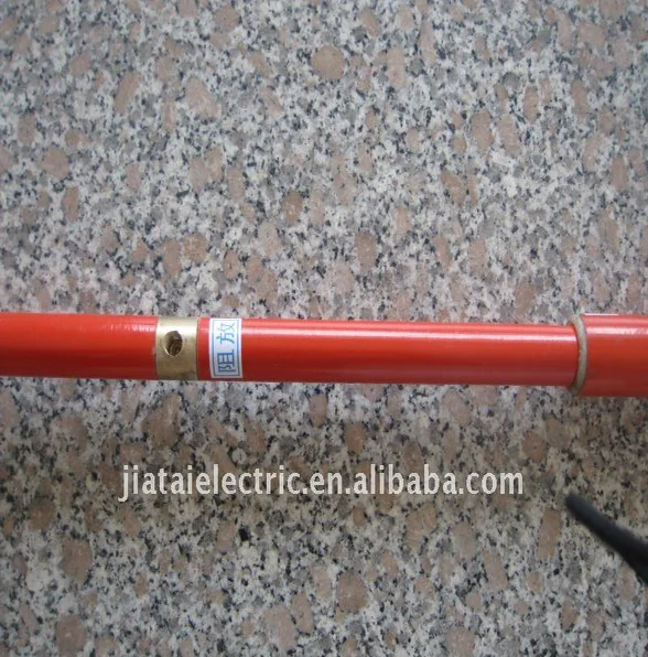 Fiberglass Earthing Portable 11kv High Voltage Discharge Rod - Buy 11kv ...