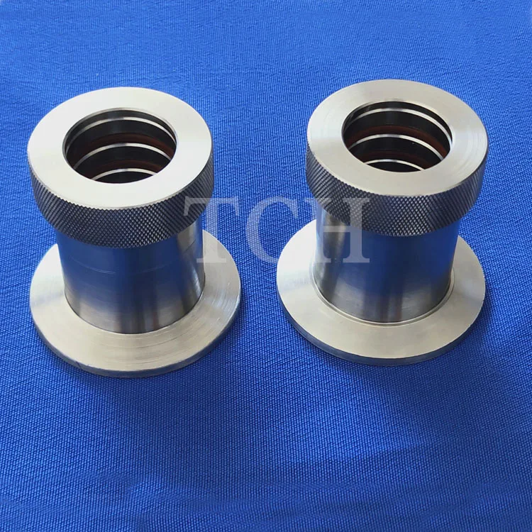 어댑터 KF-40 ~ 3/4 인치 I.D. 석영 튜브 퀵 커플 링 압축 포트 플랜지, ISO-KF 플랜지 크기 NW-40 ...