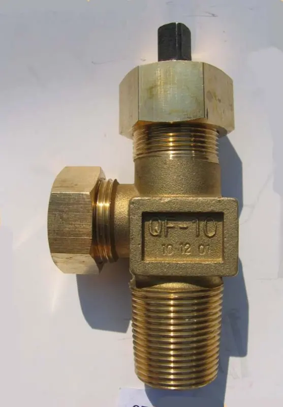 Qf-10 Needle Type Cylinder Cl2 Valve - Buy Cl2 Cylinder Valve,Valve For ...