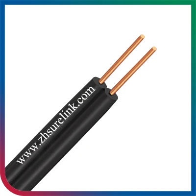 Unshielded 2 Core Telephone Cable with Steel Messenger PE Insulated ...