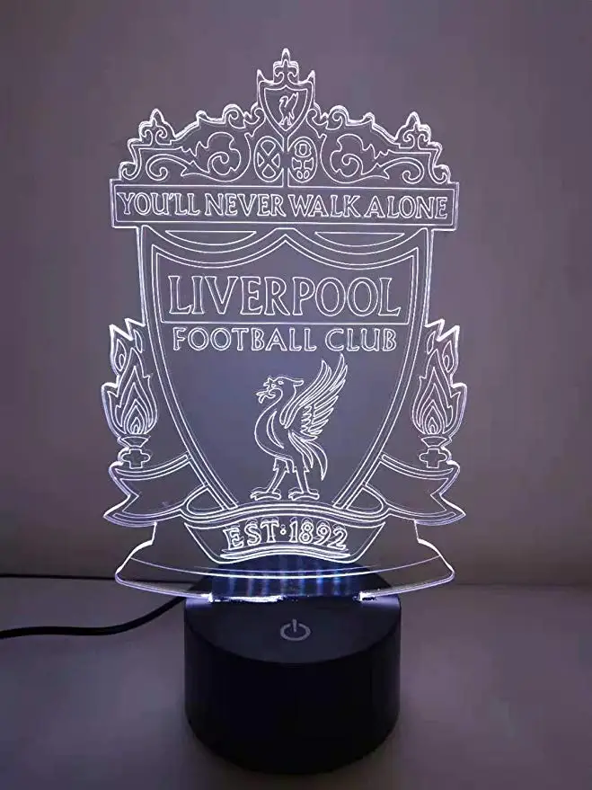 Liverpool Fc Football Club 3d Optical Illusion Led Lamps Night Light ...