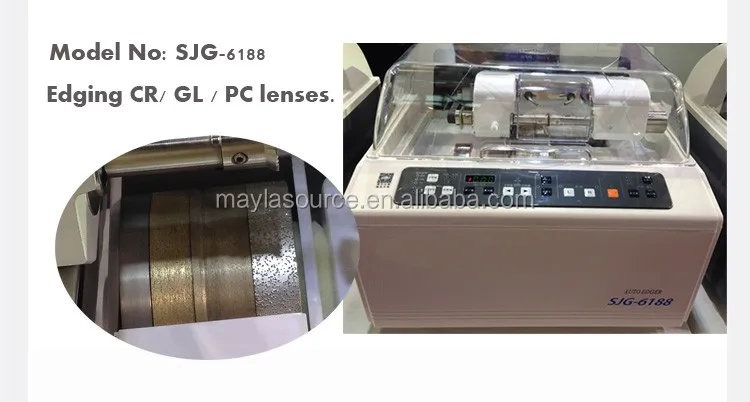 High Quality Lens Edger Sjg-6188 For Cr/ Gl / Pc Lenses With Ce ...
