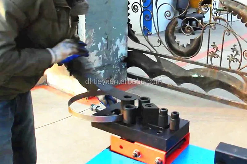 DH-SZ Manual Ornamental Iron Bender - Wrought Iron Machine for Steel ...