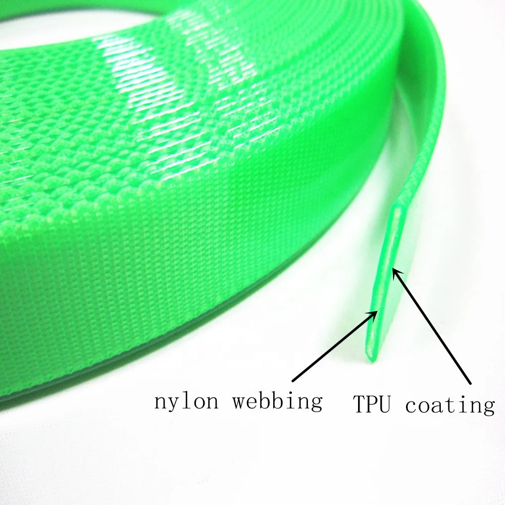 Waterproof Coated Webbing for Dog Collar Shoulder Straps