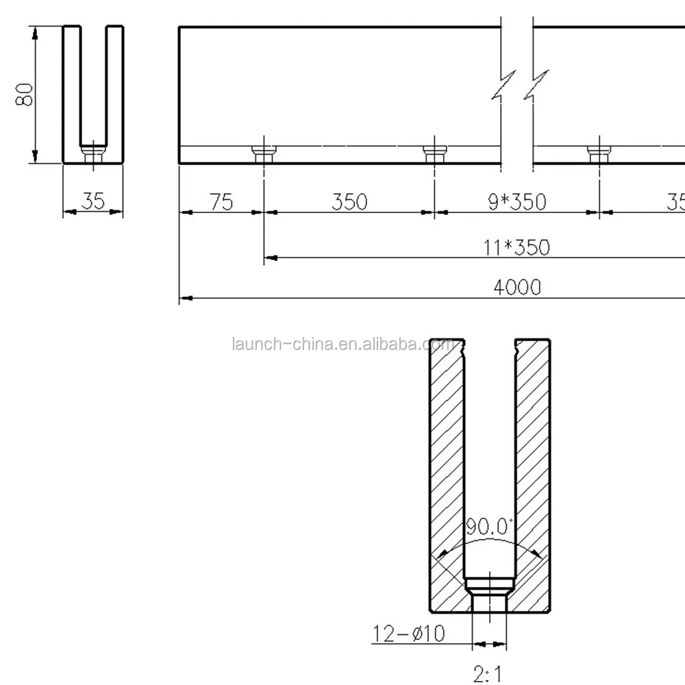 Aluminium Kaca Balustrade Saluran,Saluran U Untuk Kaca Railing - Buy U ...