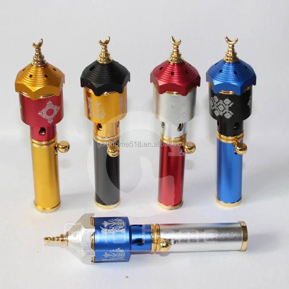 Portable Middle East Aromatherapy Wooden Lighter Censer Incense Burner ...