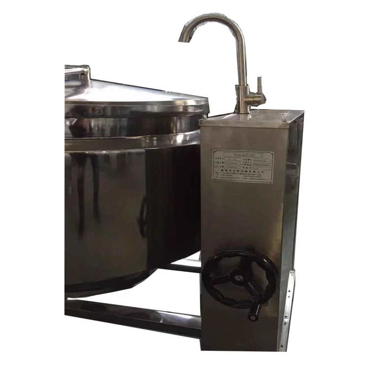 Full Stainless Steel Steam Jacketed Industrial Cooking Kettle Cooker ...