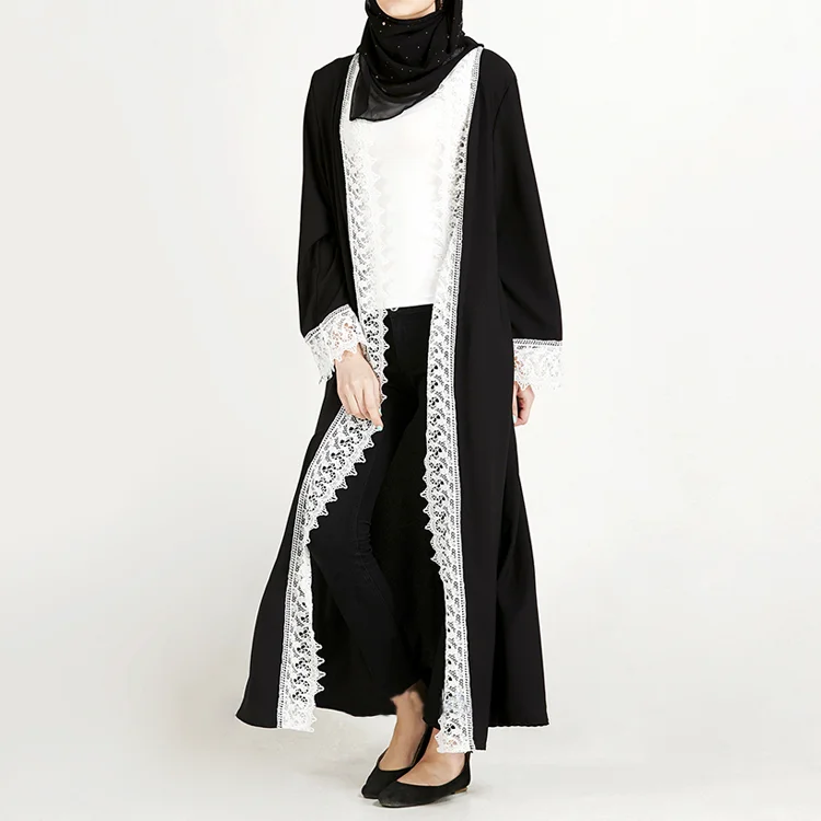 New Model Abaya In Dubai 2017 Wholesale Lace Cotton Liene Robes ...