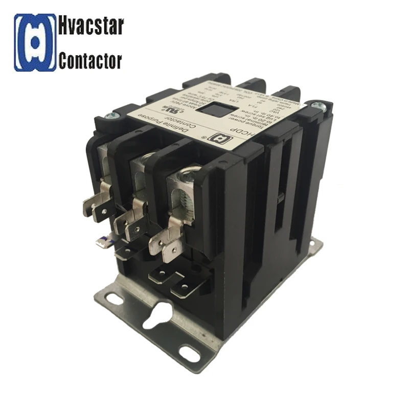 Hvac Definite Purpose Brand Magnetic 3 Poles Electronic Ac Contactor 3p ...