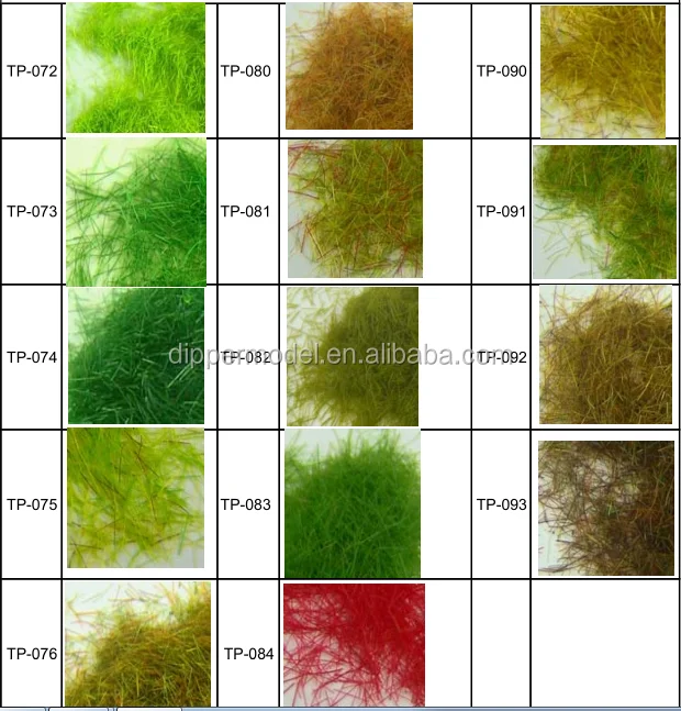 Artificial Nylon Flocking Grass Powders For Architectural Model ...