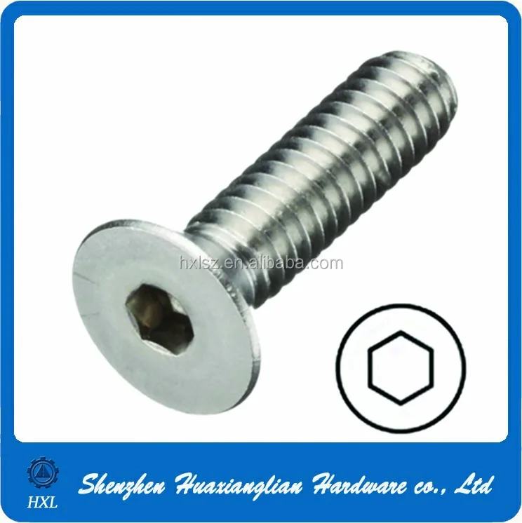 m4 m5 m6 m8 verzonken inbusbout bouten din7991 inbus schroef-bouten ...