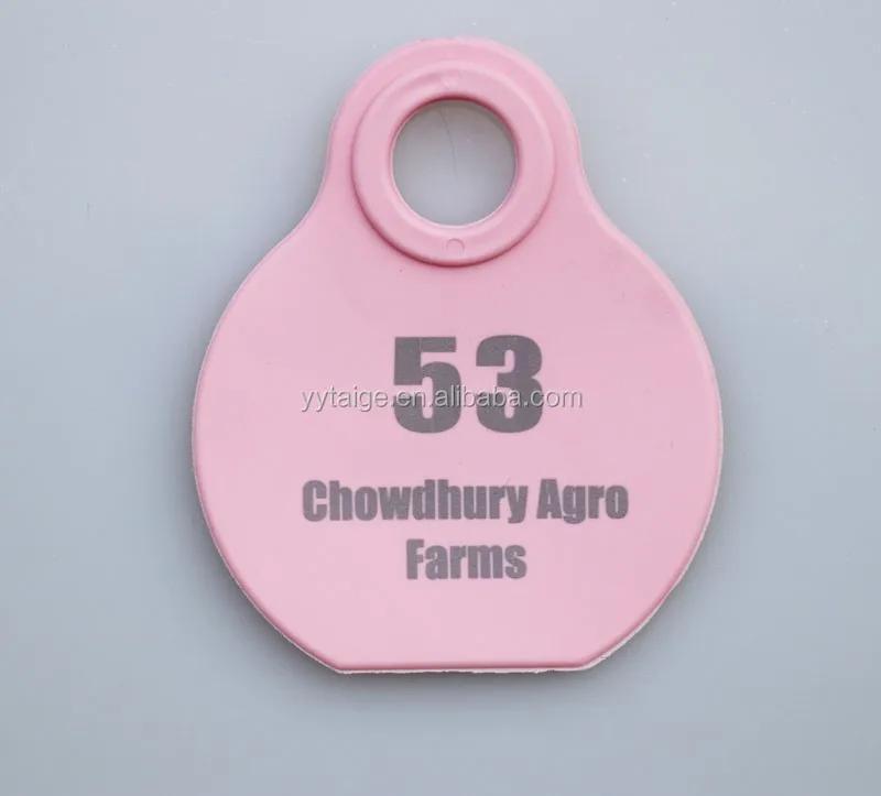 Animal Identification Number & Word Pig Calf Sheep Neck Ear Labels ...