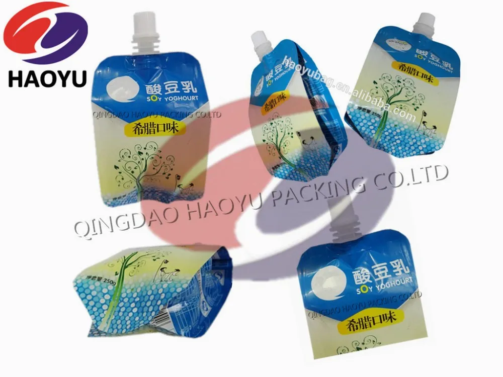 Custom Children Juice Package,Yogurt Bags,Liquid Packing Bags Bag Spout ...