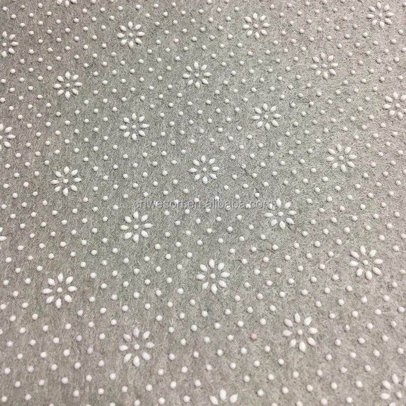 Pvc Or Silicone Dot Coated Nonslip Nonwoven Fabric Of Carpet Backing ...