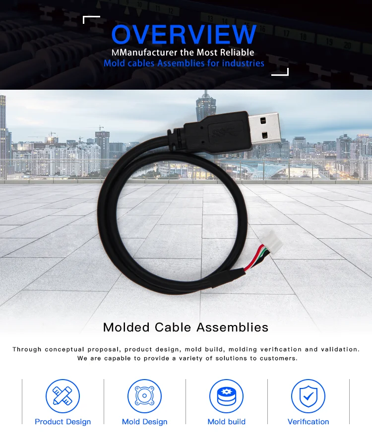 USB Cable with 5-Pin JST Connector - JST PH PHR-5, USB 2.0 A Male Plug ...