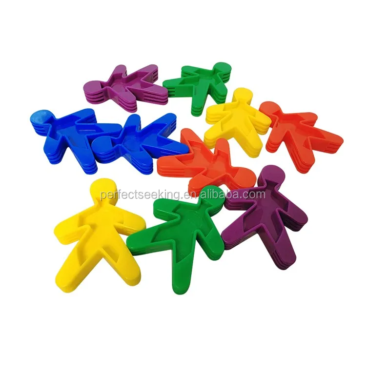 Small Plastic Toys People Counting Toy 100 Pcs Math Counter Building ...