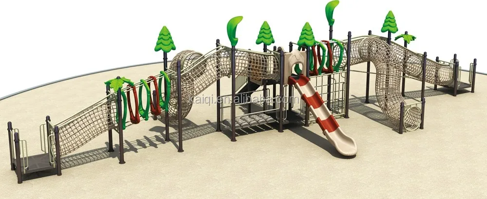 KAIQI Children Outdoor Rope Net Crawl Training Playground