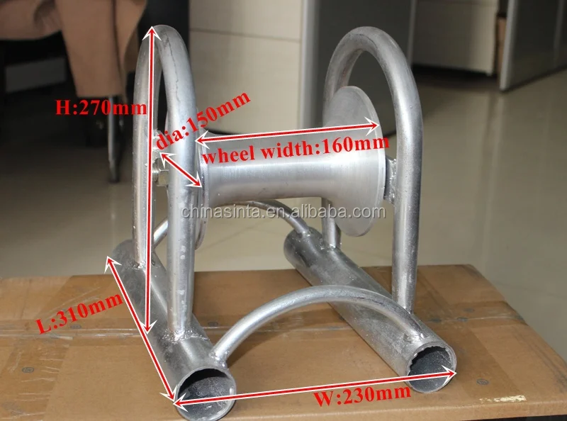 High Strength Cable Pulling Roller Guide - Lightweight Steel Frame for ...