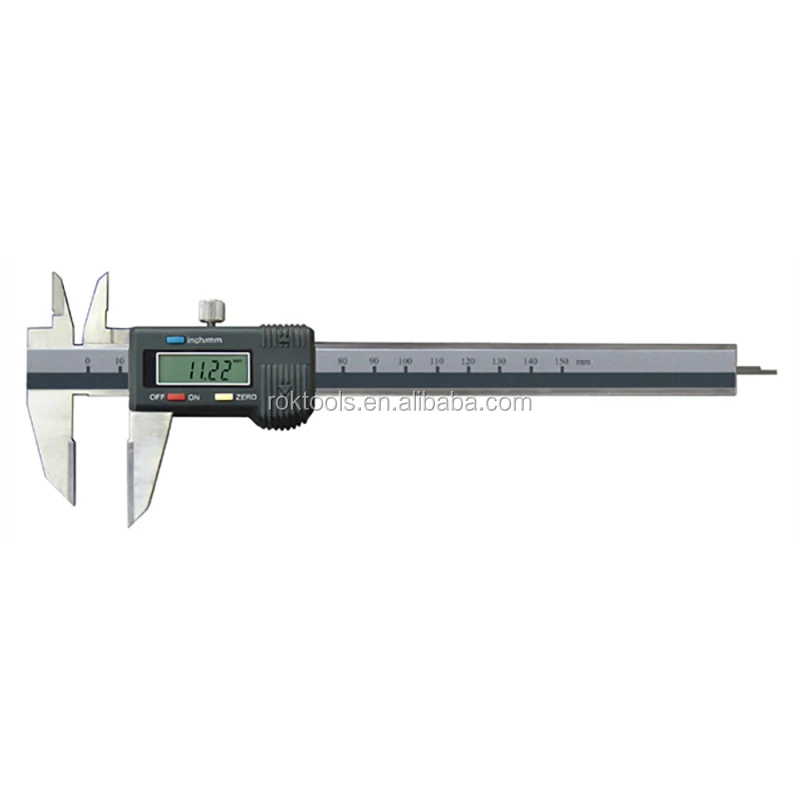 ROKTOOLS Carbide Tipped Jaws Digital Electronic Scribing Caliper - 0-150mm