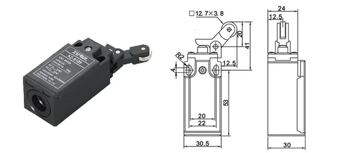 Ip65 Limit Switch 10(4)a 250vac/ Dc Voltage Limit Switch Factory Supply ...