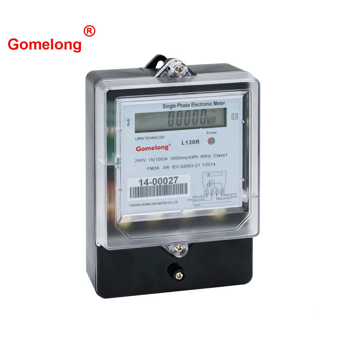 Factory Direct Sale Dds5558 Single Phase Three Wire Analog Power ...