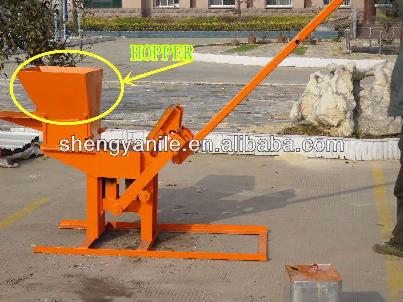 QMR2-40 Manual Compressed Earth Block Machine - Make Money