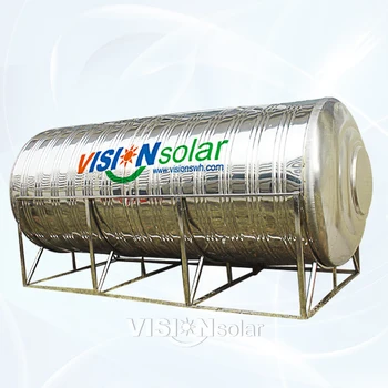 Stainless Steel Solar Hot Water Storage Tank 20000 Liter For Industrial ...