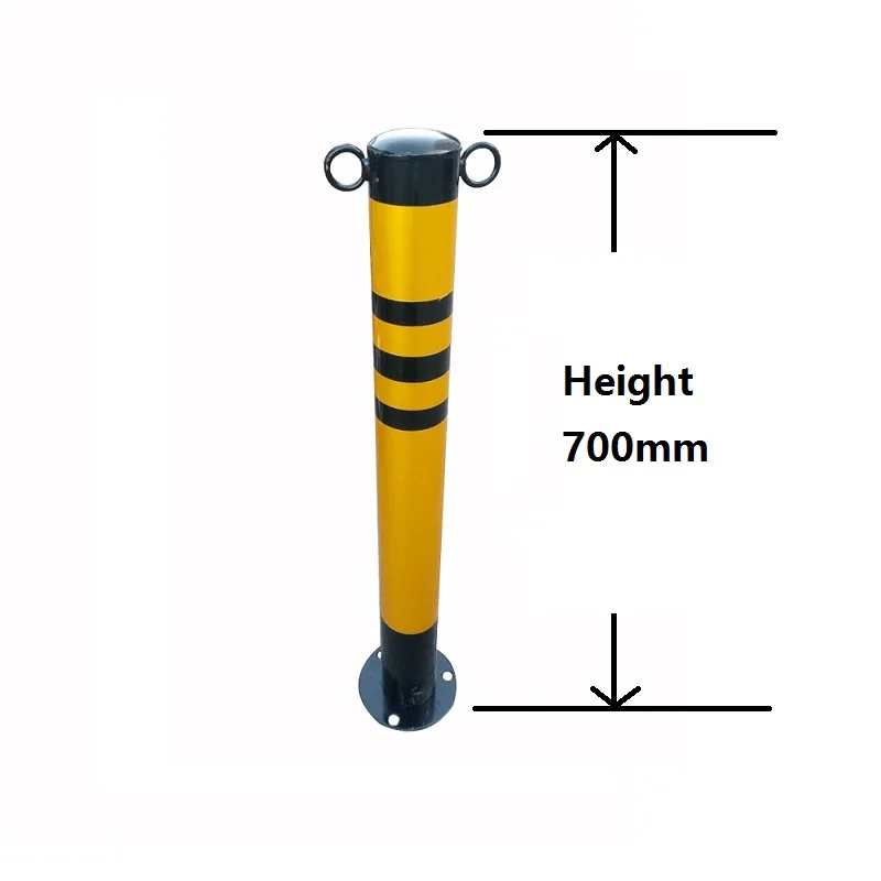 Height 700mm Yellow Metal Warning Post - Buy Metal Warning Post,Metal ...