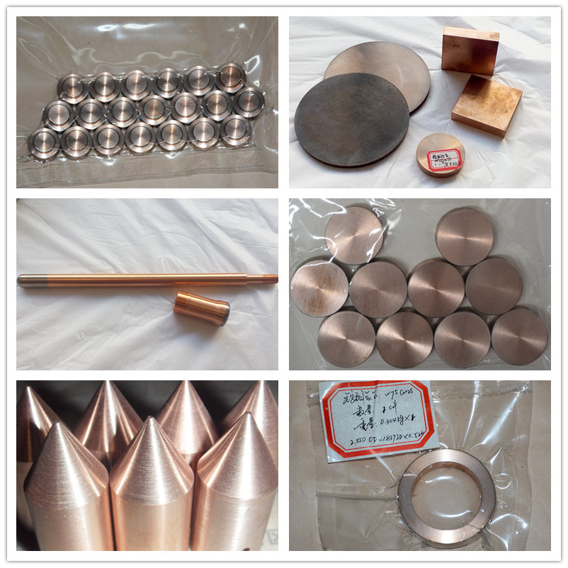 W60cu40 Copper Tungsten Alloy Crucible For Melting - Buy W60cu40 Copper ...