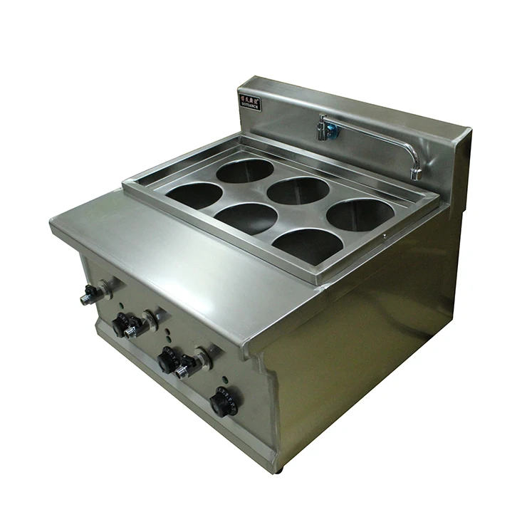 6 Holes Commercial Pasta Cooker Rapid Heating Electric Noodle Cooker - Buy Desktop Pasta Cooker ...