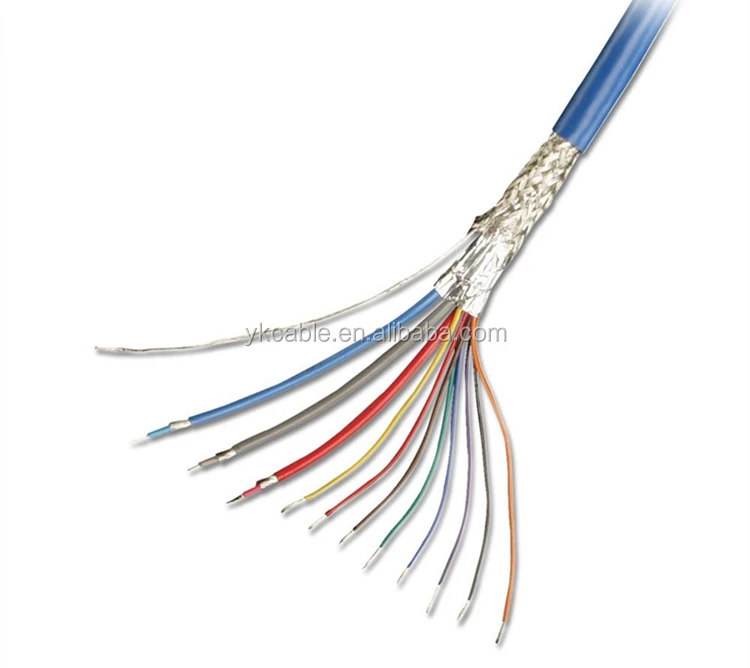 Multicore Pvc Insulated 4 Core 22 Awg 24awg Multiconductor Shielded ...