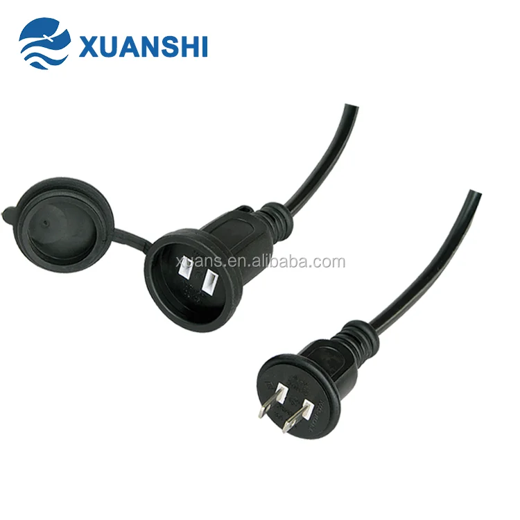 Japan 2pin Waterproof Power Extension Cord Plug And Socket - Buy Japan ...