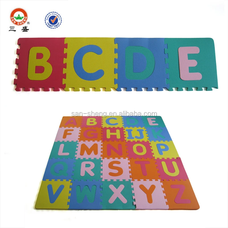 Abc Alphabet Study Floor Mat - Buy Alphabet Eva Mat,English Alphabet ...