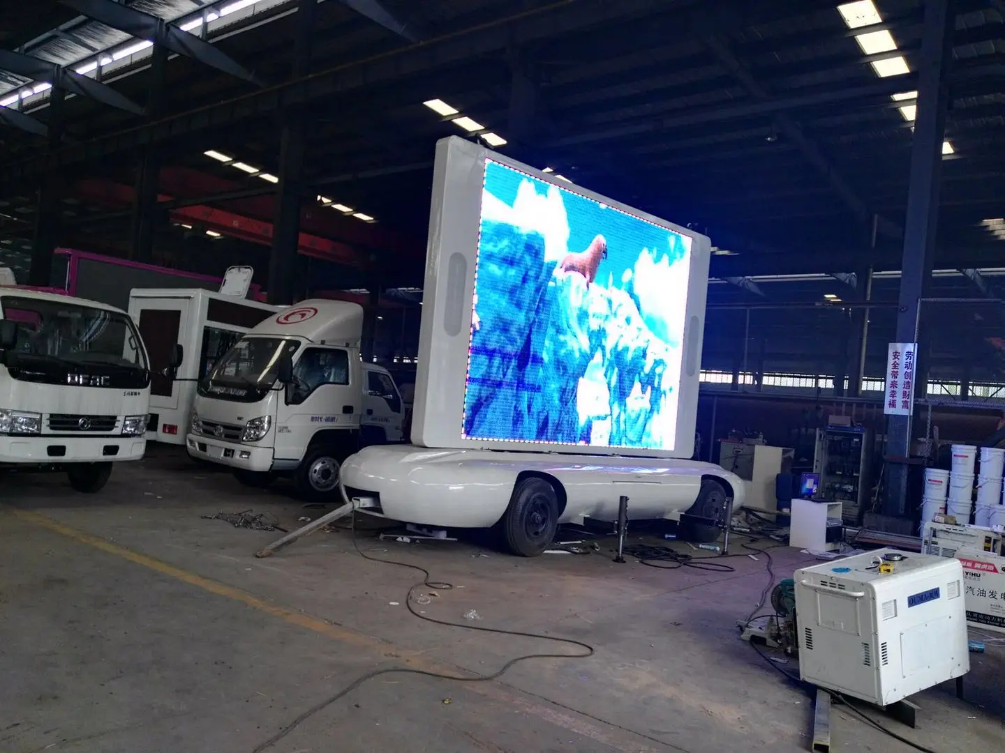 Promotional Event Led Advertising P3 Van Small Outdoor Mobile Led ...