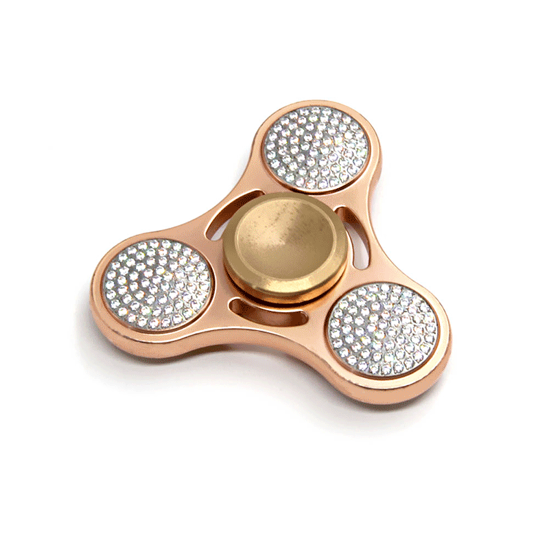 Hot Luxury Custom Fidget Spinner Toys With Encrusted Diamond Hand ...