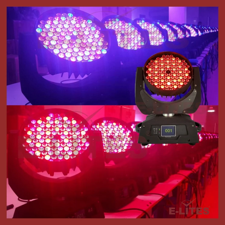 Omega Clamps Moving Head Light - RGBW 108 Leds, 80000hrs