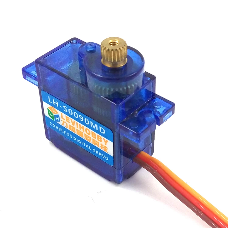 LVH S0090MD 9g 360 Degree Rotation Servo Motor with Metal Gear Digital ...