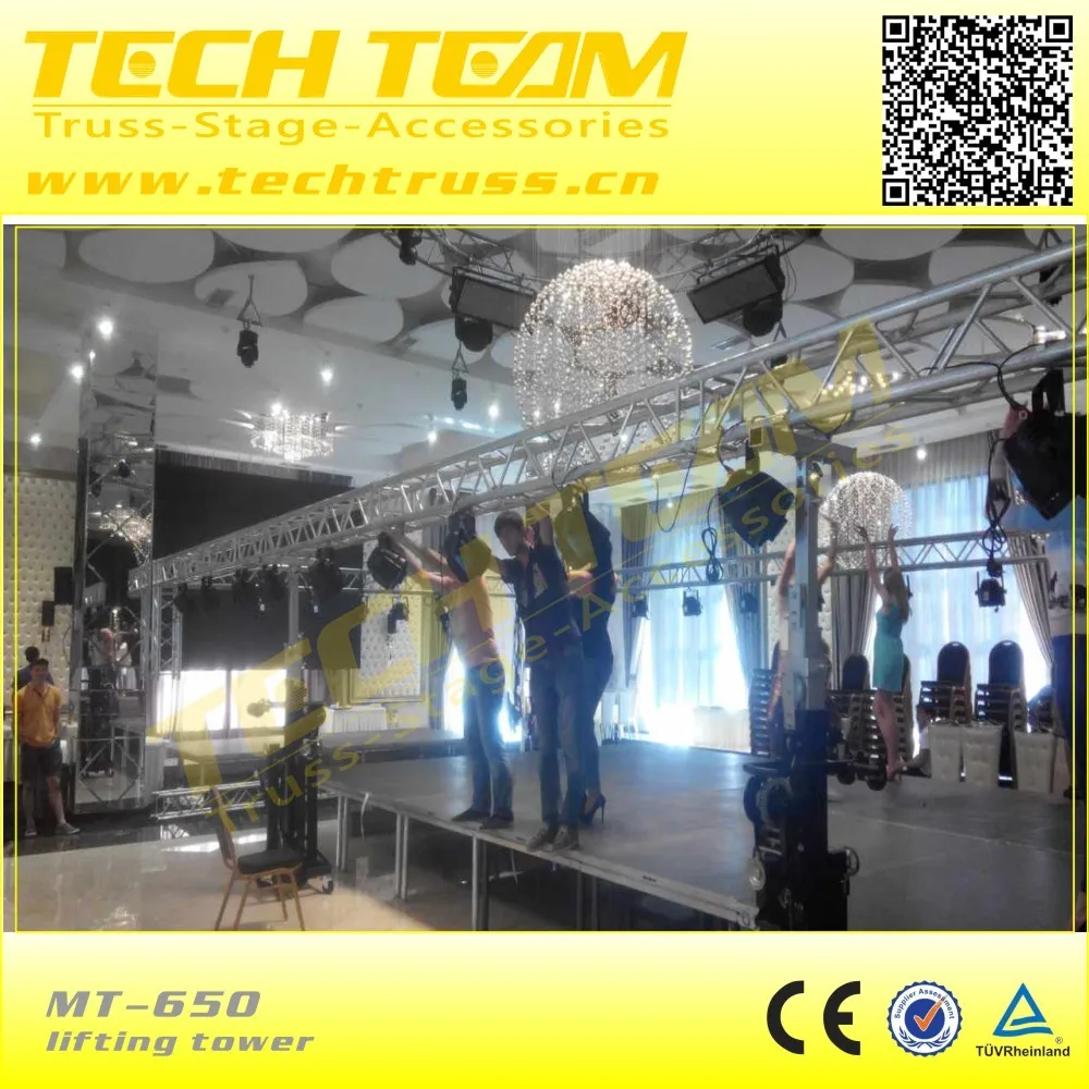 6.5M Portable Telescopic Lifting Truss Tower for Sale