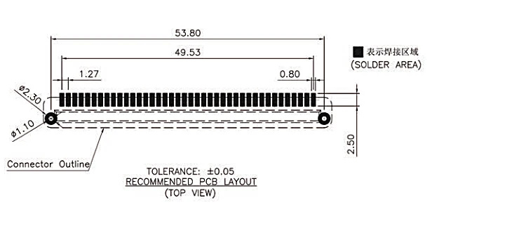 BBC Micro Bit Connector 1.27mm 40 Pin Type B Socket Red for Microbit ...