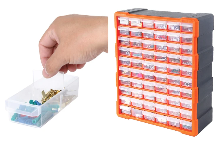 60-drawers Classical Design Plastic Drawer Tool Cabinet - Buy Plastic ...