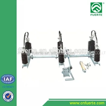 Three Phase Rocking Isolator Standard 11kv 33kv Gang Operated - Buy ...