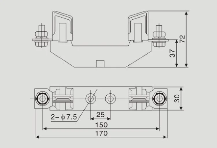 Zoyucn RT16 Hrc Fuse Link NT NH RT16 Low Voltage Fuse Base Products ...