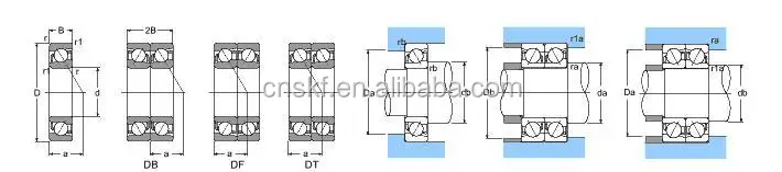Single Row Hign Speed Angular Contact Ball Bearing 7322 Becbm - Buy ...